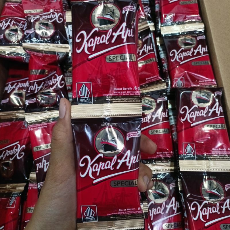 Jual KOPI KAPAL API MINI 1 RENCENG ISI 10pcs X 6gr | Shopee Indonesia