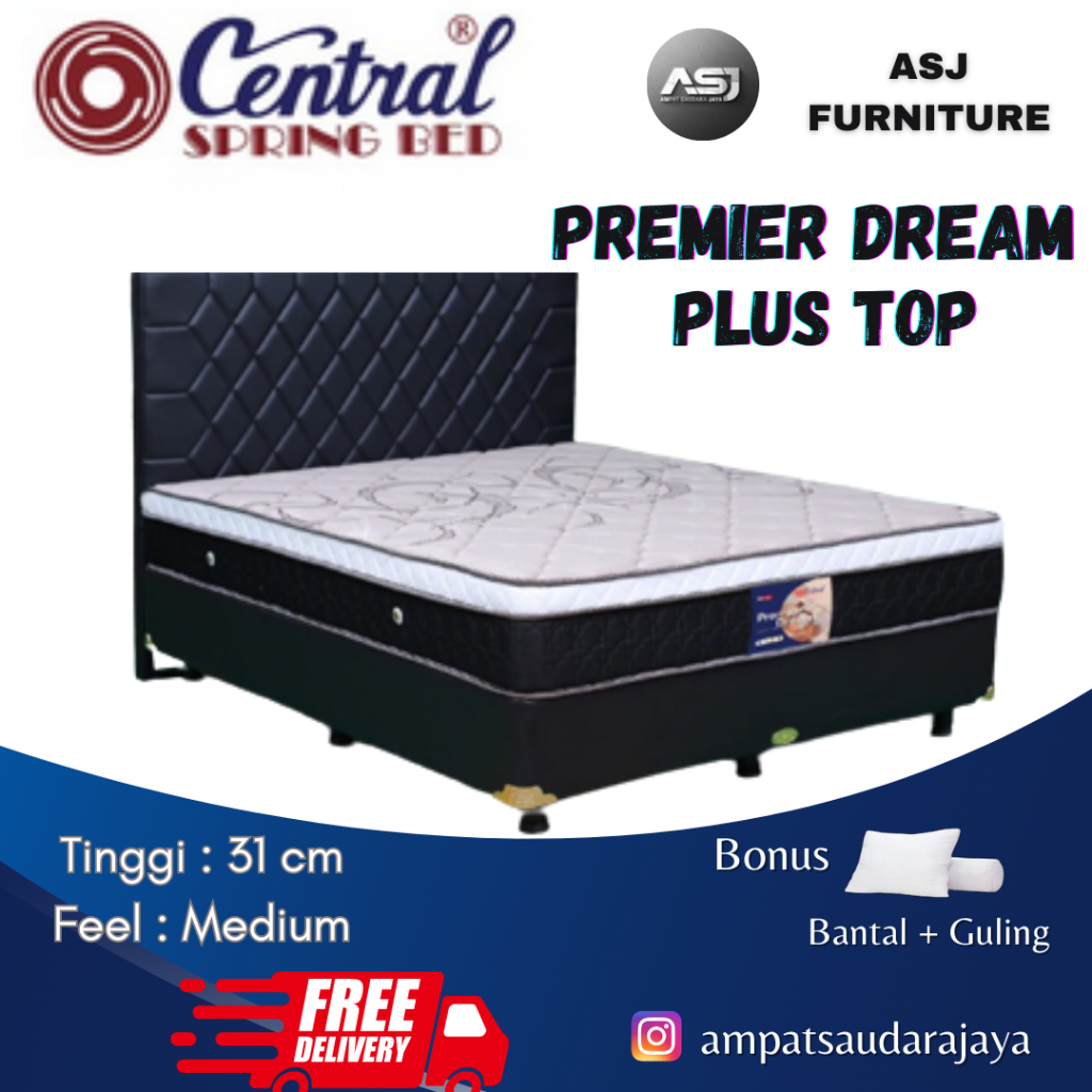 Jual Central Springbed Premier Dream plus top - Hanya Kasur Spring bed ...