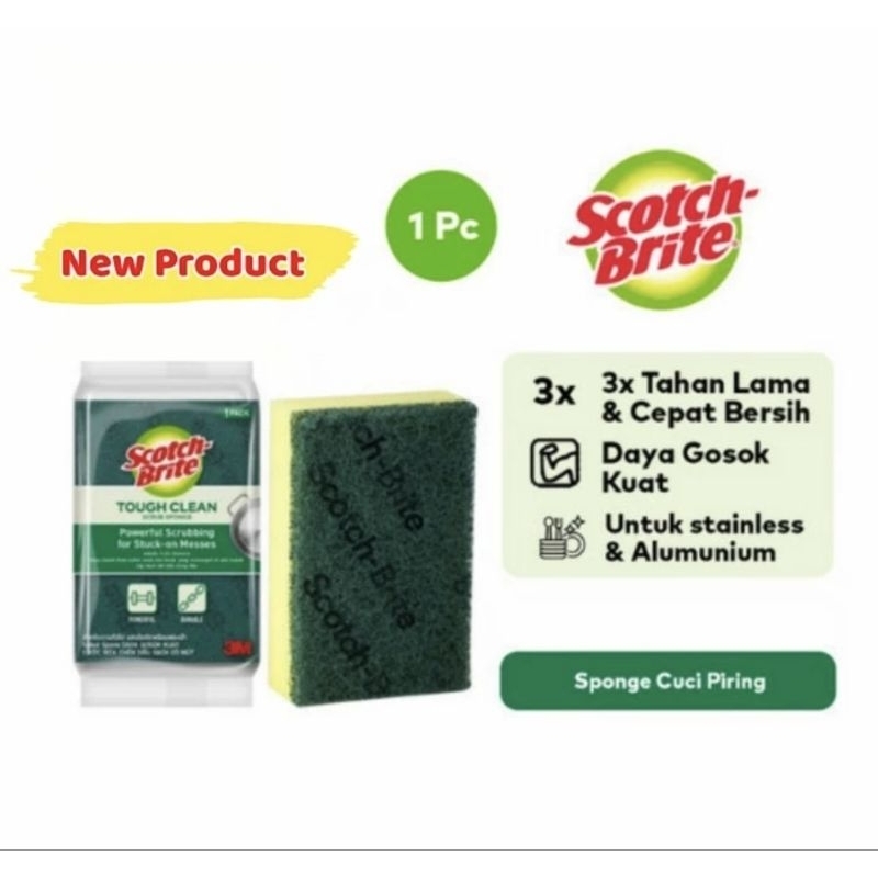 Jual Sabut Cuci Piring Scotch Brite 2 Sisi | Shopee Indonesia