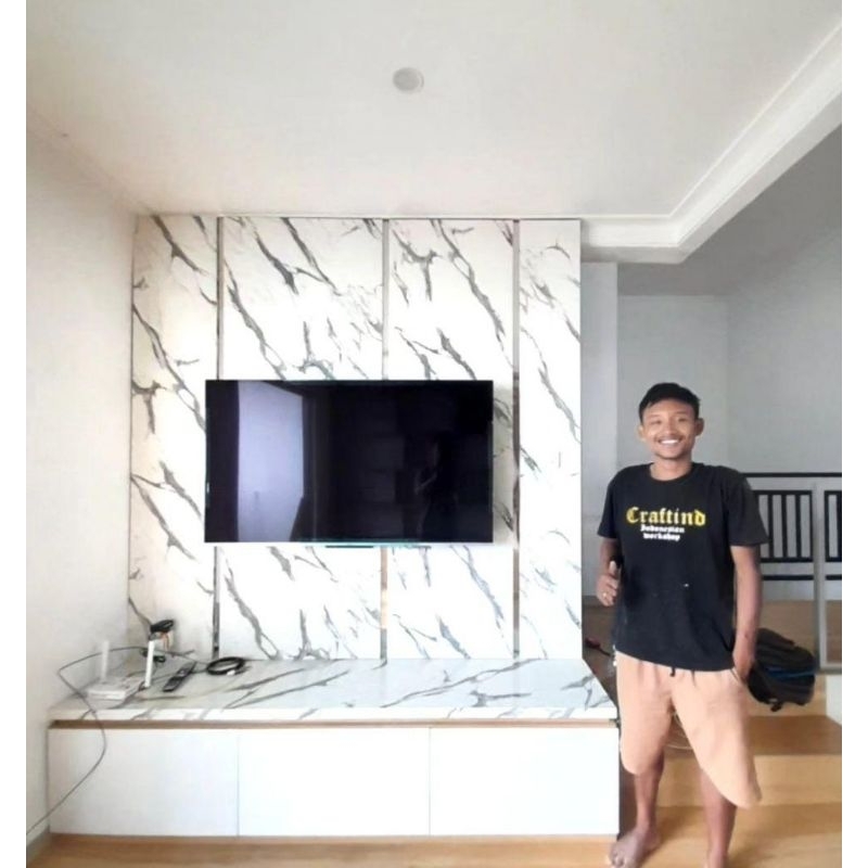 Jual BACKDROP TV | MEJA TV | BACKDROP TV HPL | RAK TV HPL | BUFFET TV ...