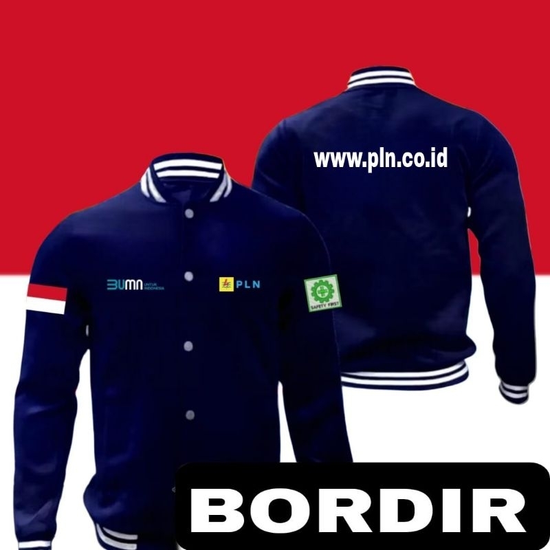 Jual jaket bordir PLN jaket PLN jaket baseball PLN jaket varsity PLN ...
