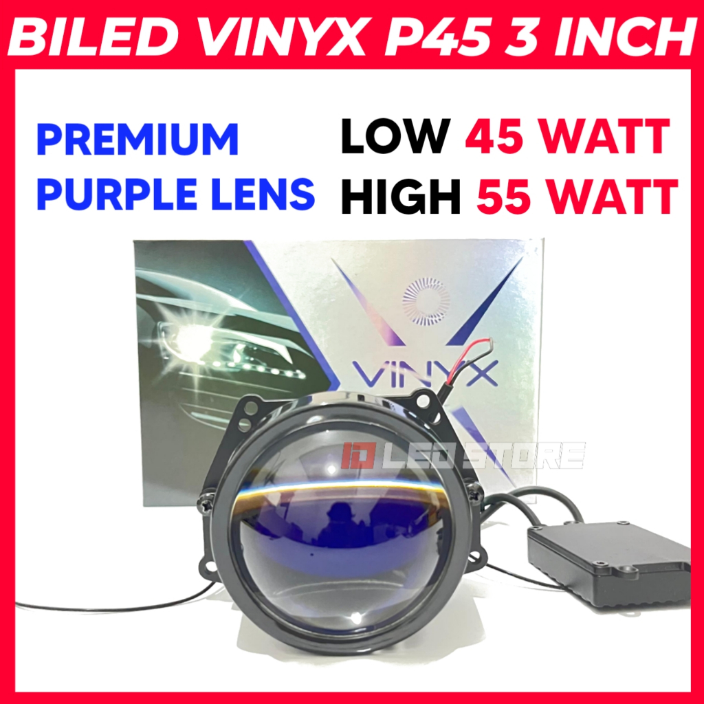 Jual Biled Vinyx P45 gen2 3 Inch 58 Watt Single Chip Premium Blue Lens ...