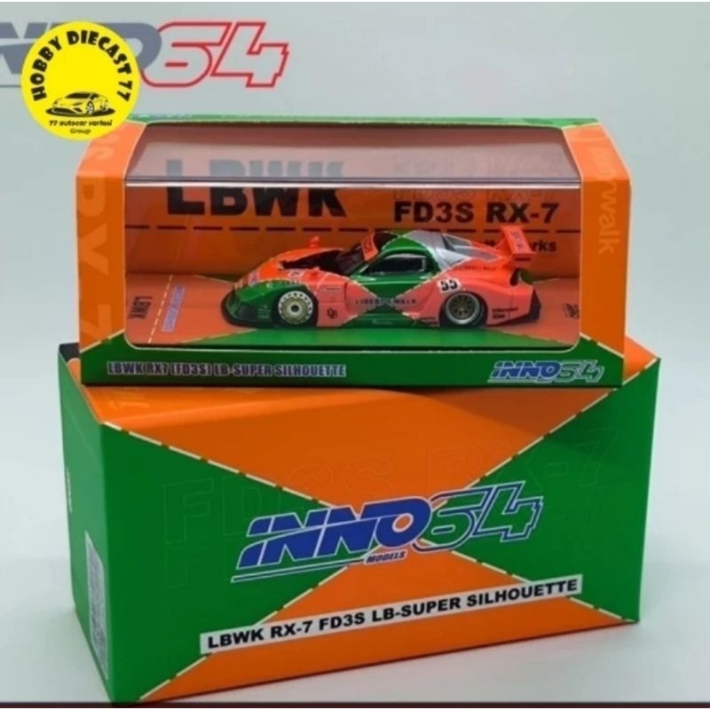 Jual Inno64 Liberty Walk LBWK RX-7 FD3S LB Super Silhouette Malaysia ...