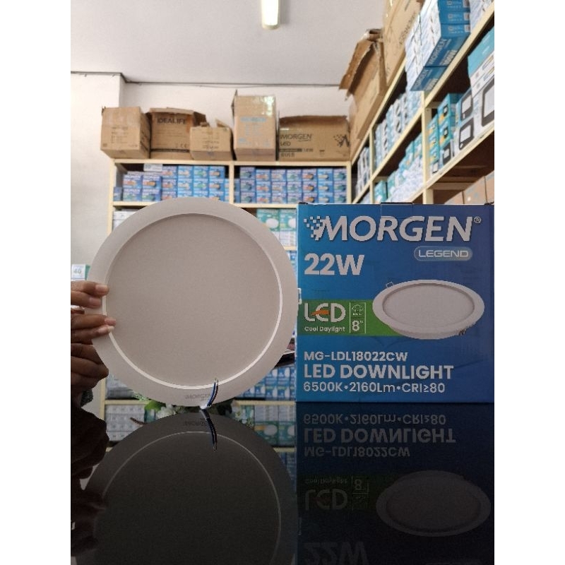 Jual LAMPU PANEL DOWNLIGHT LED 22W 22 WATT PUTIH, SEMI KUNING, KUNING ...