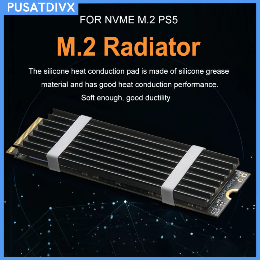 Jual HEATSINK SSD NVME M.2 PREMIUM COOLER COOLING M2 HDD ALUMINIUM ...