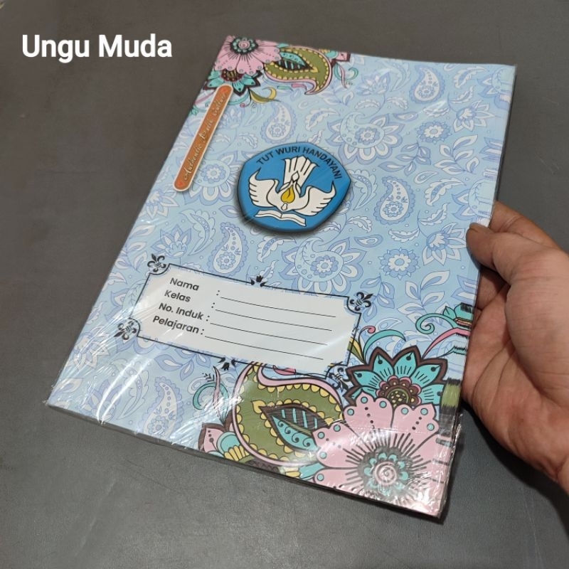 Jual 1 Pak Sampul Buku Campus Besar BATIK Isi 20 Lembar UNGU MUDA ( TUT WURI HANDAYANI ...