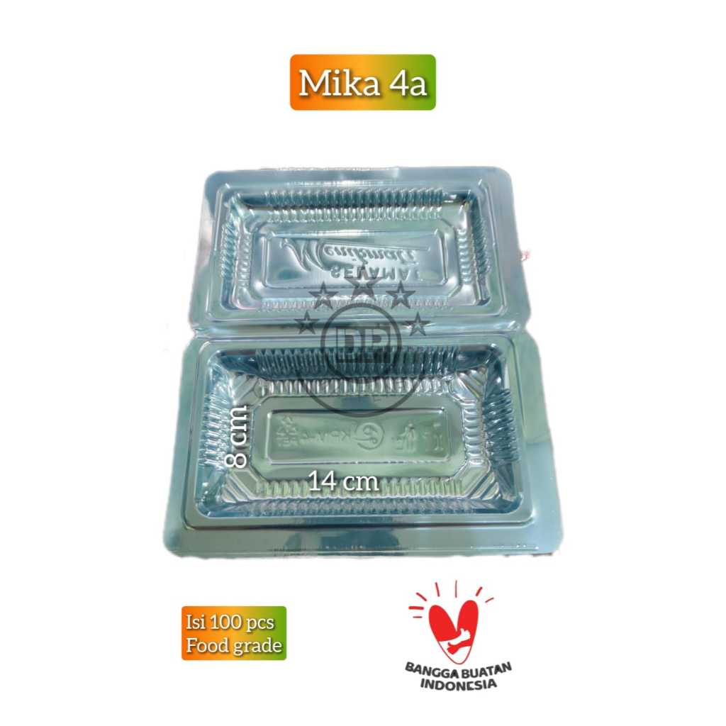 Jual MIKA 4A PLASTIK MIKA KEMASAN TEMPAT MAKANAN KUE BOLU NASI MIE ...
