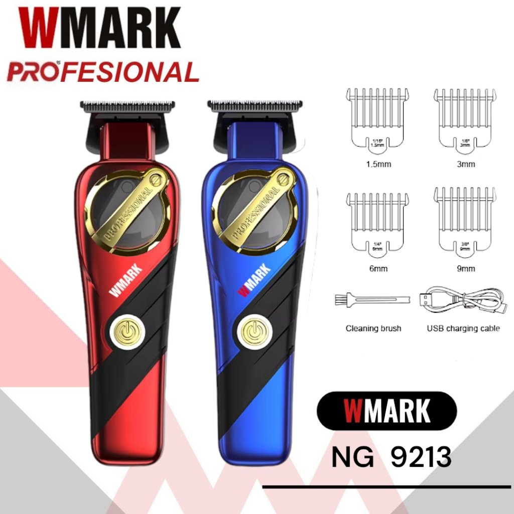 Jual WMARK PROFESIONAL WMARK NG 9213 9000 RPM HAIR TRIMMER WMARK 9213 ...