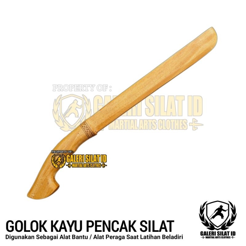 Jual Alat Peraga Beladiri - Golok Silat IPSI Premium Halus - Golok ...