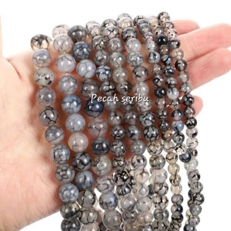 Jual Manik Batu Alam Pecah Seribu Batu Petir 4-14mm | Shopee Indonesia