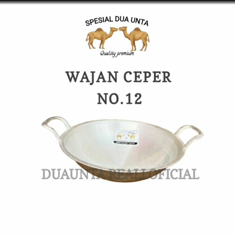 Jual DUAUNTA WAJAN Ceper penggorengan No.12 kualitas premium bahan ...