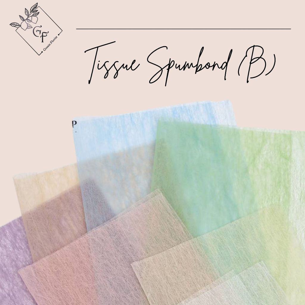 Jual TISSUE PAPER STRIPE THICK PAPER KOREAN FLOWER WRAPPING Kertas ...
