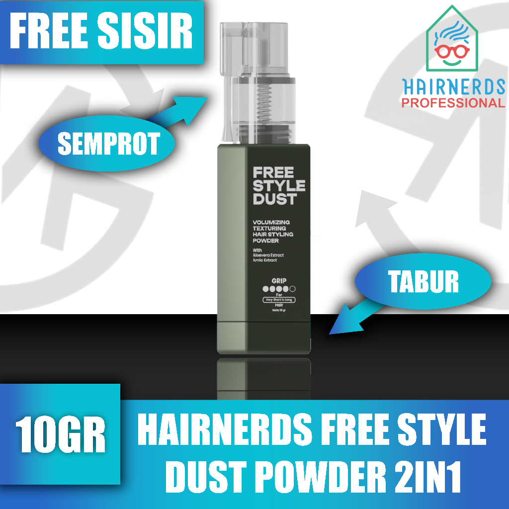 Jual Hairnerds Hair Styling Dust Powder Bubuk Penata Styling Rambut ...