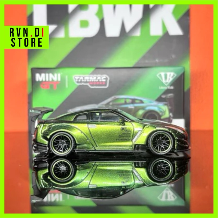 Jual MiniGT LB WORKS Nissan GTR Magic Green R35 LBWK | Shopee Indonesia