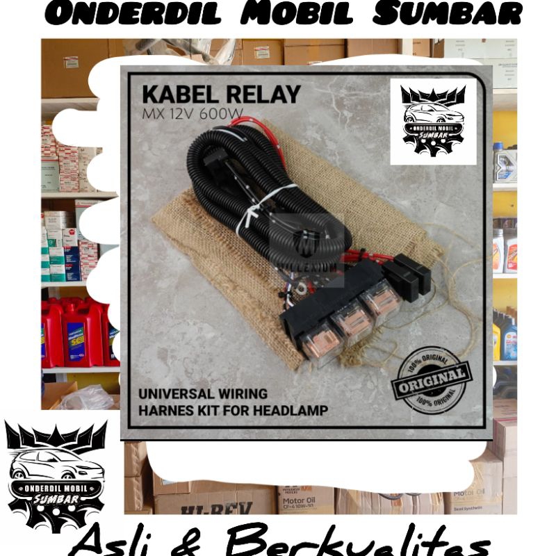 Jual Kabel Relay Set MX New Series 3 Relay 2 lampu untuk H4 Universal ...