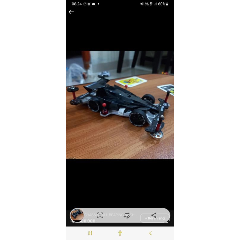 Jual Tamiya STO full bearing MA chassis Mach dash motor hg carbon ...