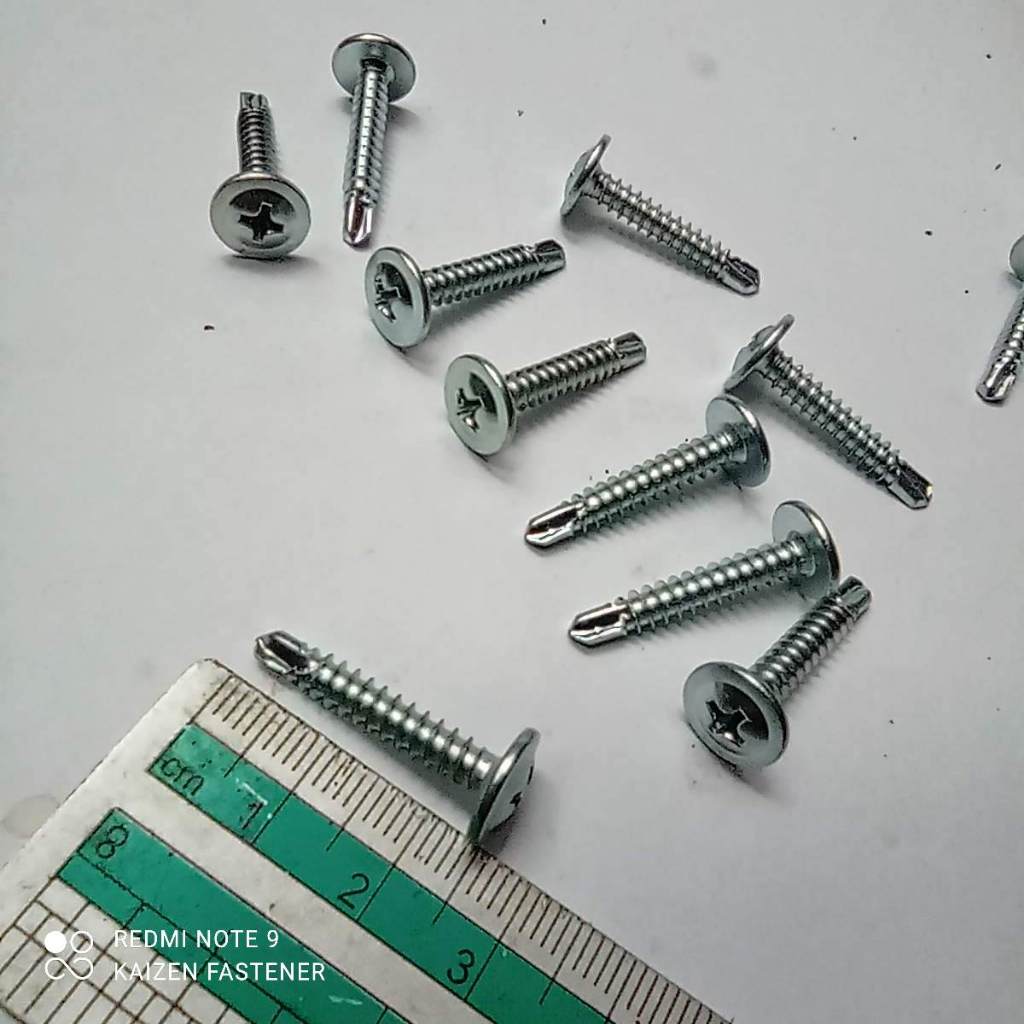 Jual x100pcs #8x25 Sekrup Truss Head SDS Kepala Tipis Roofing | Shopee ...