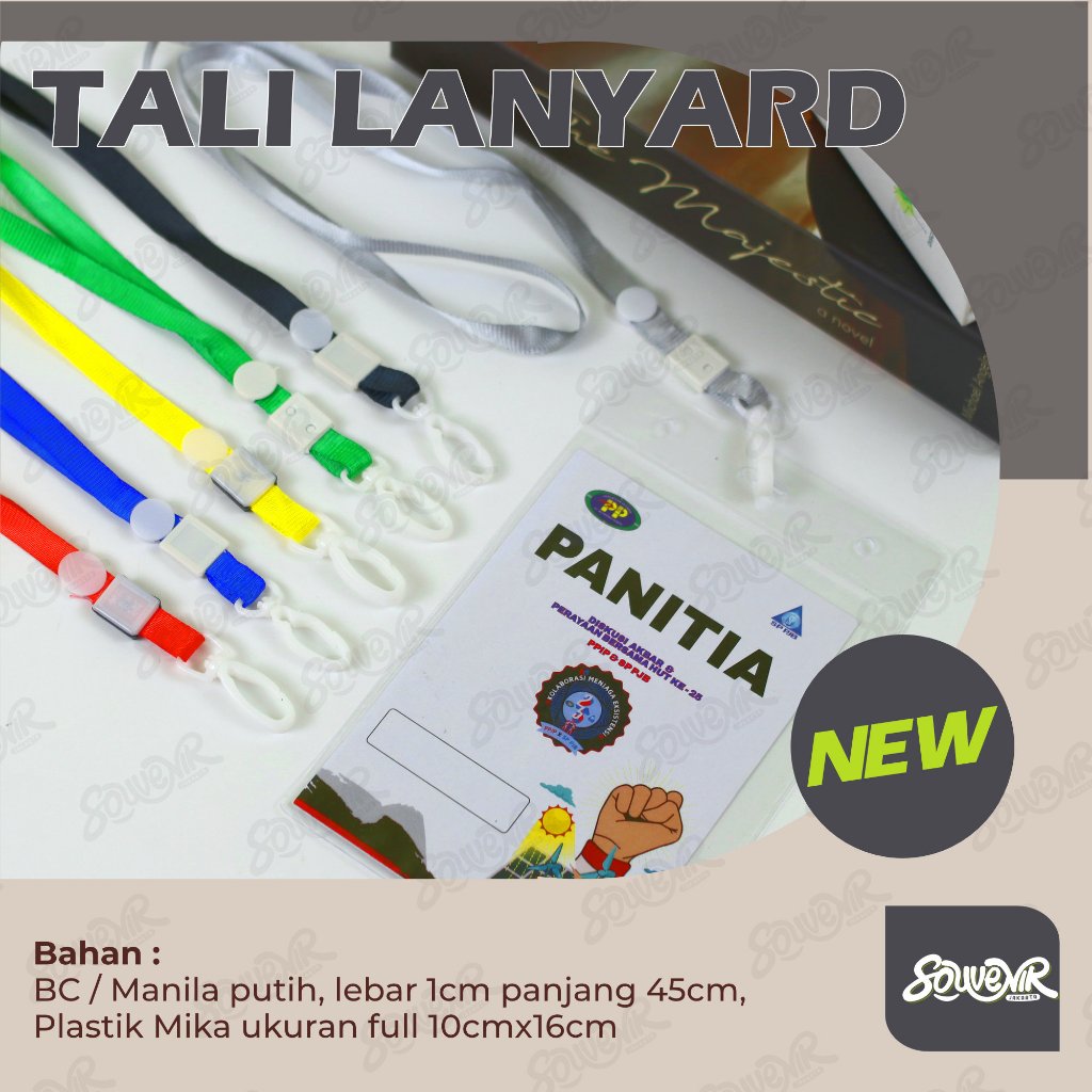 Jual Custom / cetak Name Tag Panitia / peserta kegiatan acara ...