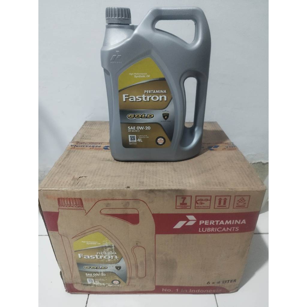 Jual Oli Pertamina Fastron Gold SAE 0W-20 API SN/GF-5 Kemasan 4 Liter ...