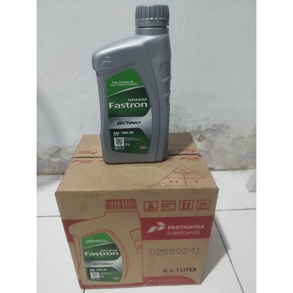 Jual Oli Pertamina Fastron Techno SAE 10W-40 API SN Kemasan 1 Liter ...