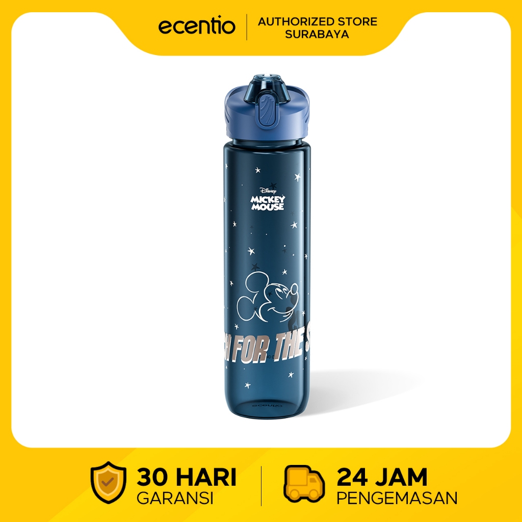 Jual [ecentio surabaya]ecentio botol minum Disney Mickey 1000ml ...