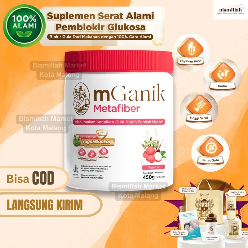 Jual MGANIK METAFIBER / M GANIK / UNTUK DIABETES / 100% ORIGINAL ...
