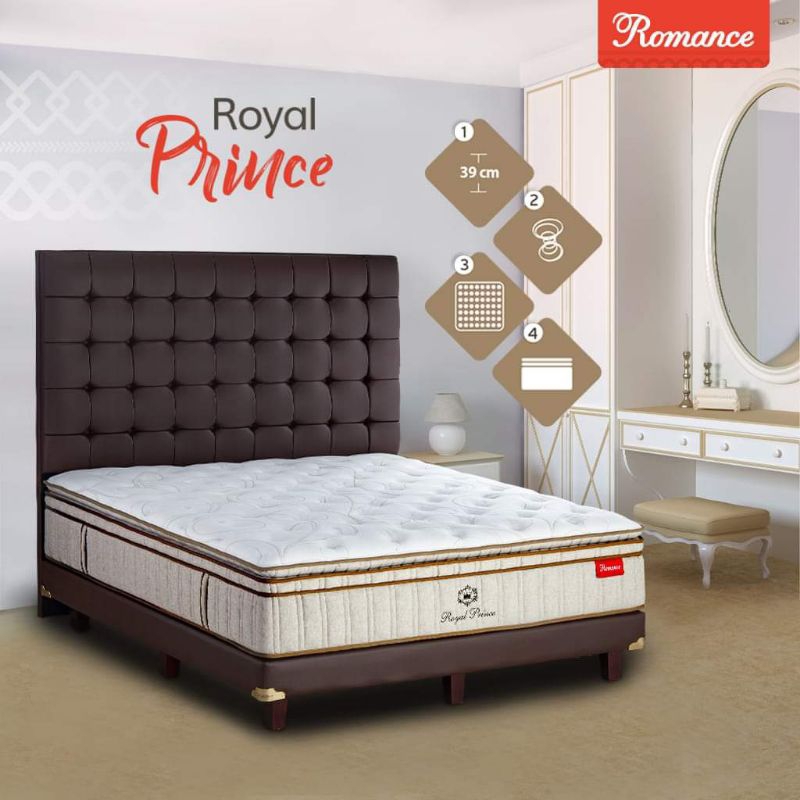 Jual SPRING BED ROMANCE MINIMALIS KASUR TERBARU SPRING BED ROYAL PRINCE ...