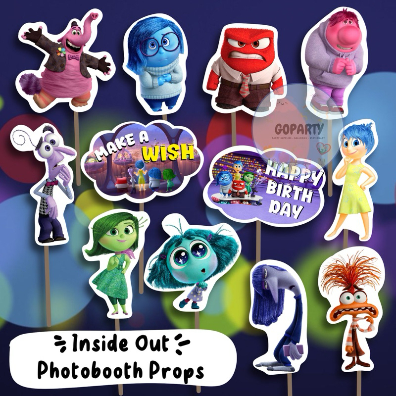 Jual INSIDE OUT PHOTOBOOTH PROPS ULANG TAHUN BIRTHDAY TONGKAT FOTO ...