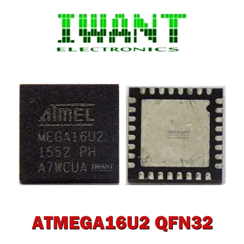 Jual ATMEGA16U2 SMD IC ATMEGA 16U2 IC ATMEL MEGA16U2 QFN-32PIN CHIP ... Jual ATMEGA16U2 SMD IC ATMEGA 16U2 IC ATMEL MEGA16U2 QFN-32PIN CHIP ...