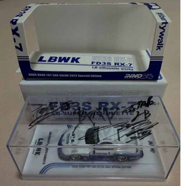 Jual Diecast LBWK (FD3S) RX-7 LB-Super Silhouette Liberty Walk Signed ...