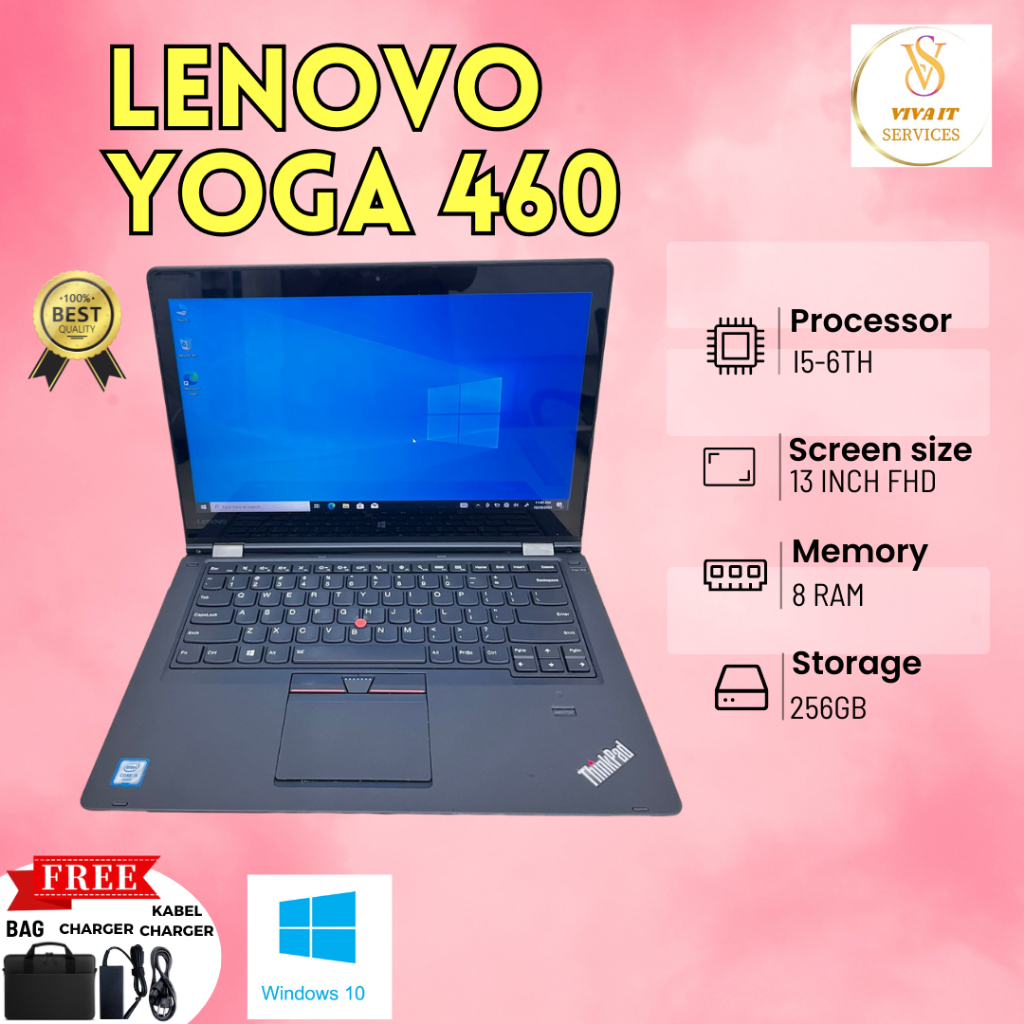 Jual LENOVO TOUCH SCREEN YOGA 460 INTEL CORE I5-6TH GEN RAM 4GB/256GB ...