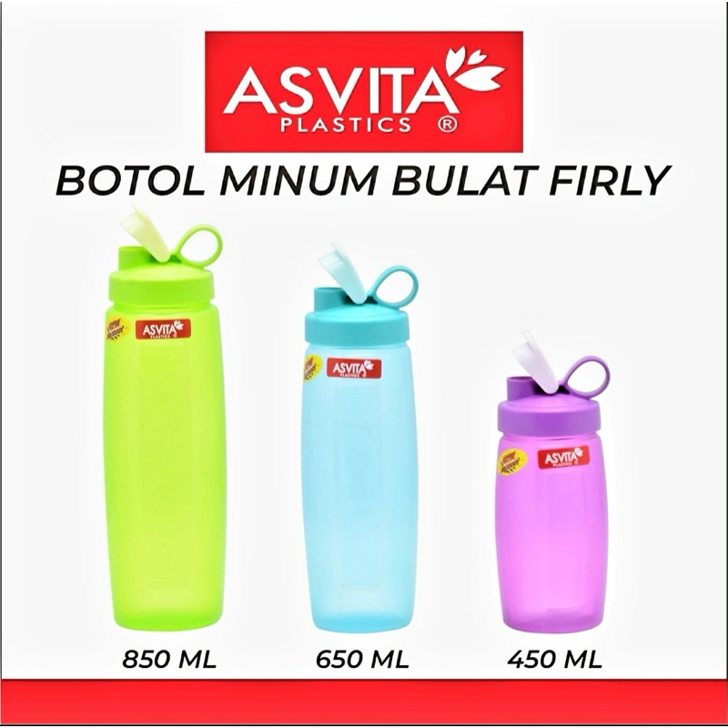 Jual ANEKA Botol Minum Bulat Tupperwar Anak Sekolah 450ml 650ml 850ml ...