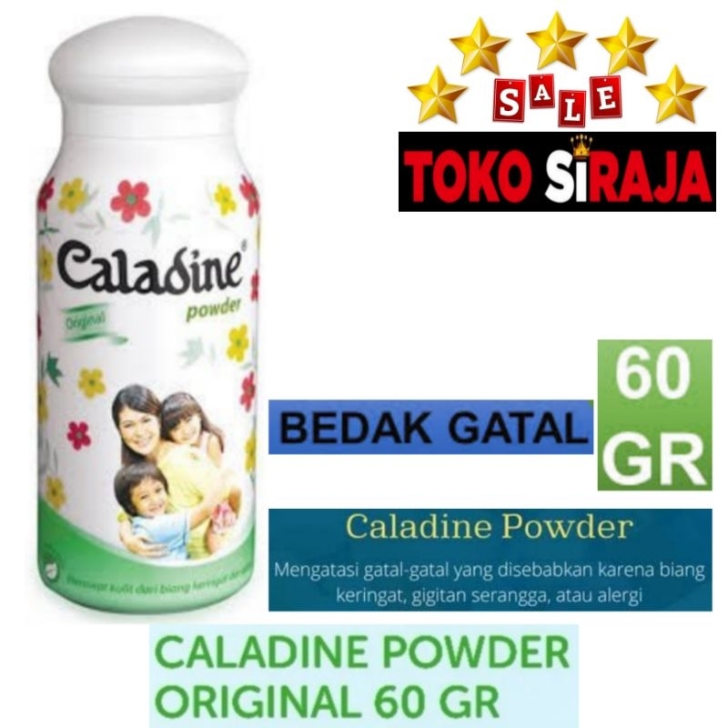 Jual CALADINE POWDER ORIGINAL 60 GRAM / BEDAK GATAL KULIT CALADIN 60 GR ...