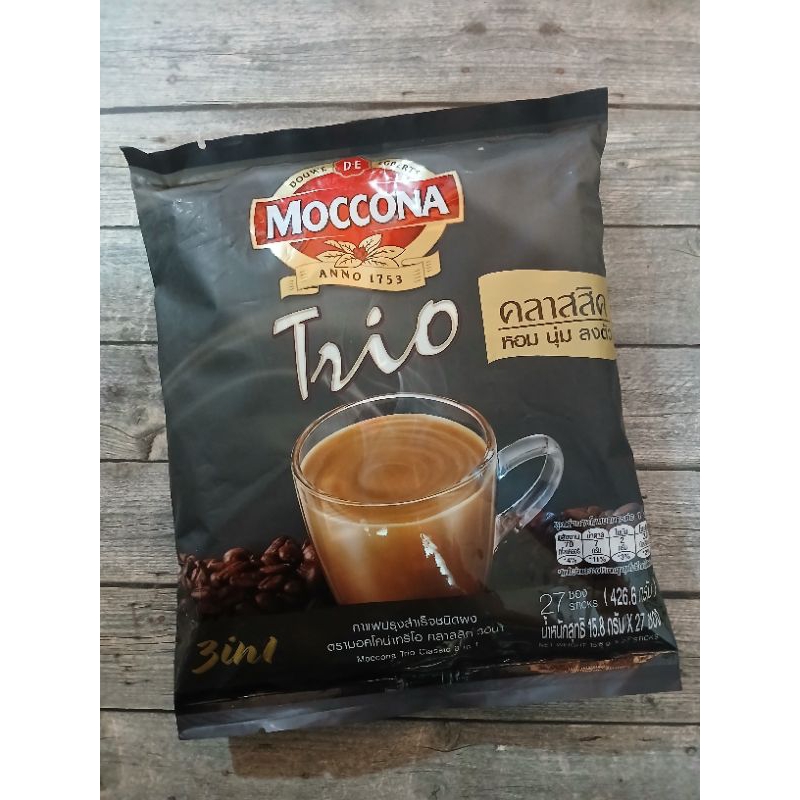 Jual Moccona Trio Classic 3 In 1 Coffee Kopi Bangkok Thailand Nescafe Kopiko | Shopee Indonesia