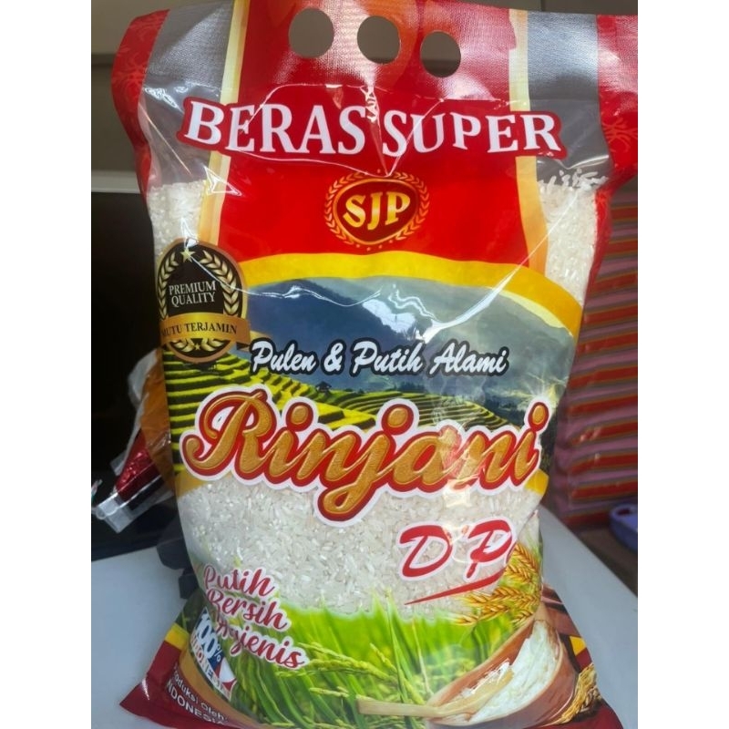 Jual Beras Cap RINJANI 3kg | Shopee Indonesia