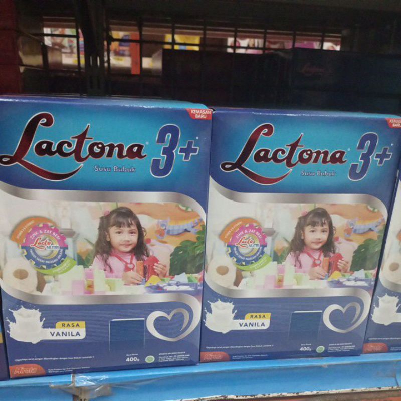 Jual lactona 3+ vanila 400gr | Shopee Indonesia