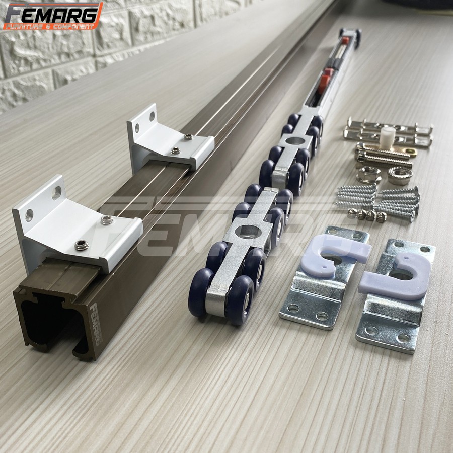 Jual rel sliding FSD 024 FEMARG | folding pintu slide | Shopee Indonesia