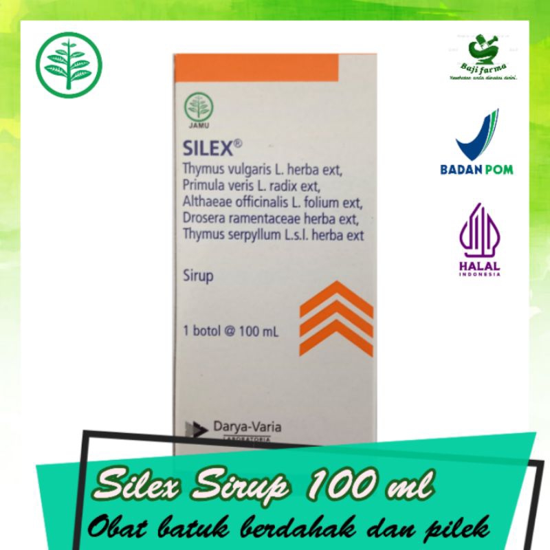 Jual SILEX SIRUP 100 ML | OBAT BATUK HERBAL UNTUK BATUK BERDAHAK DAN ...