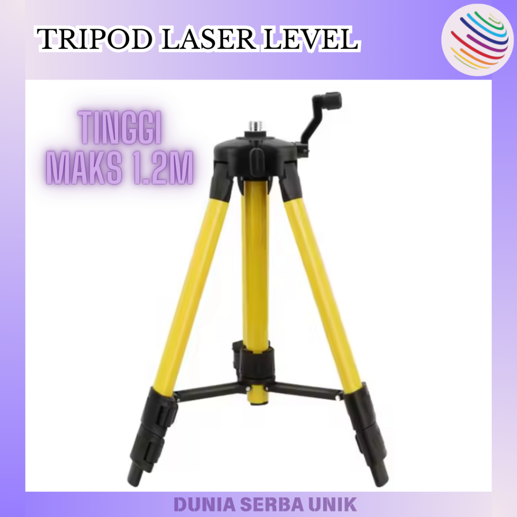 Jual Tripod Laser Level 1.2m / Tripod Line Meter | Shopee Indonesia