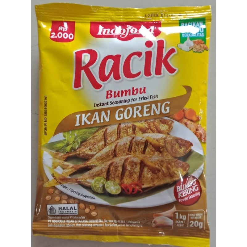 Jual indofood Bumbu racik rasa ikan goreng 20gram | Shopee Indonesia