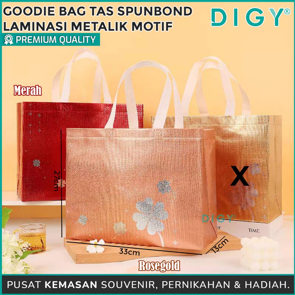 Jual Tas Spunbond Laminasi Metalik Motif / Tas Souvenir Hampers Imlek ...