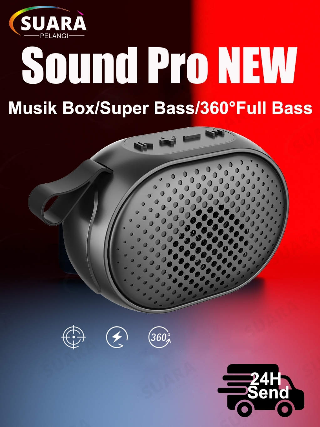 Jual 【SUPER BASS】MAIKET Speaker Bluetooth Mini Super Bass Music Box ...