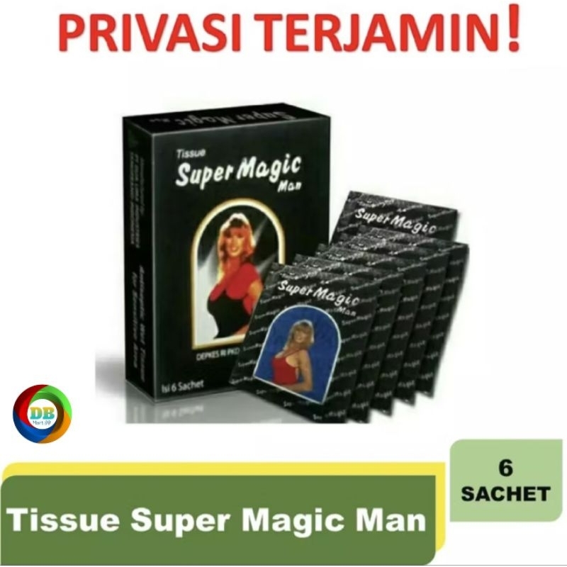 Jual SUPER MAGIC MAN / TISU SUPER MAGIC MAN HARGA 1BOX ISI 6PCS ...
