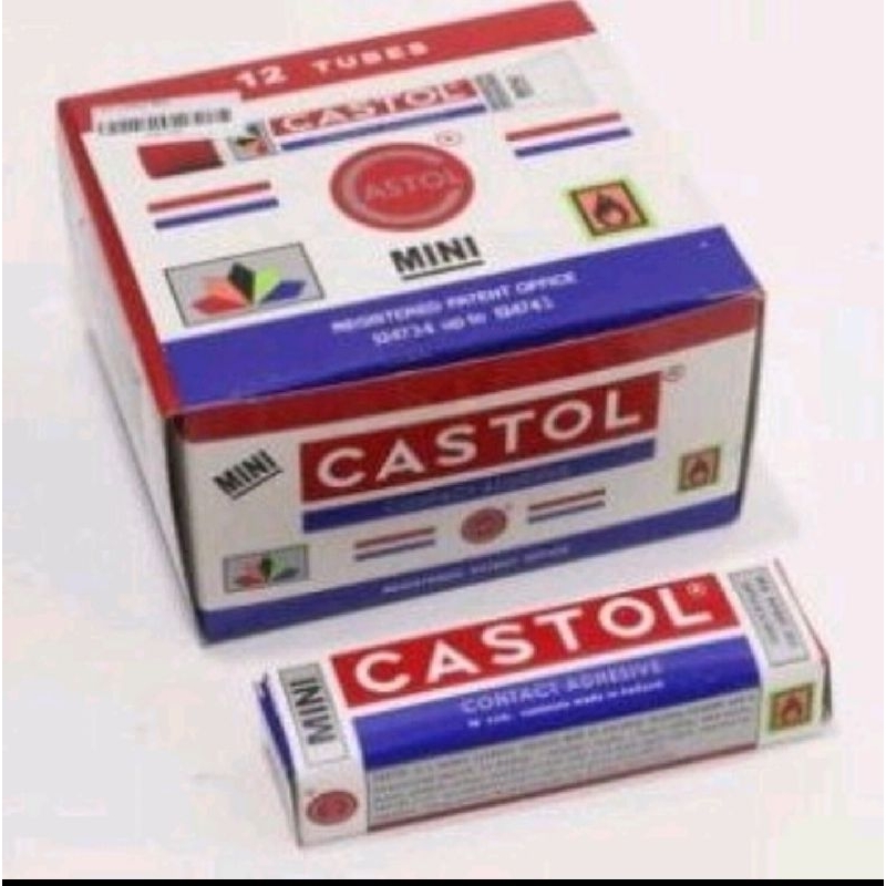 Jual lem castol mini 14cc perbox 12pcs | Shopee Indonesia