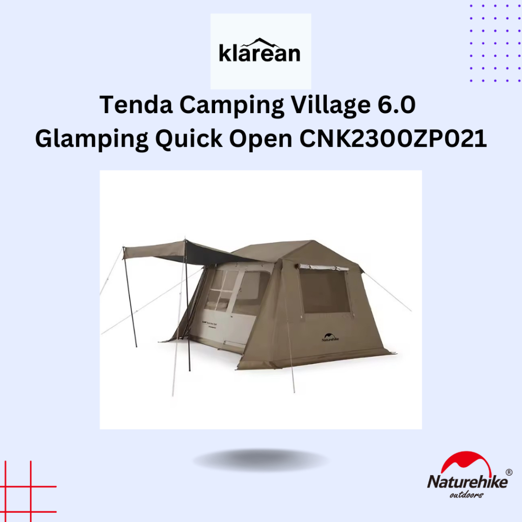 Jual Naturehike Tenda Camping CNK2300ZP021 Village 6.0 Glamping Quick Open | Shopee Indonesia