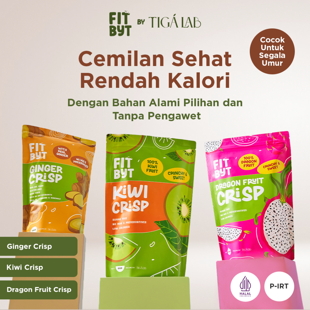 Jual FITBYT Snack Cemilan Sehat Keripik Buah | Shopee Indonesia