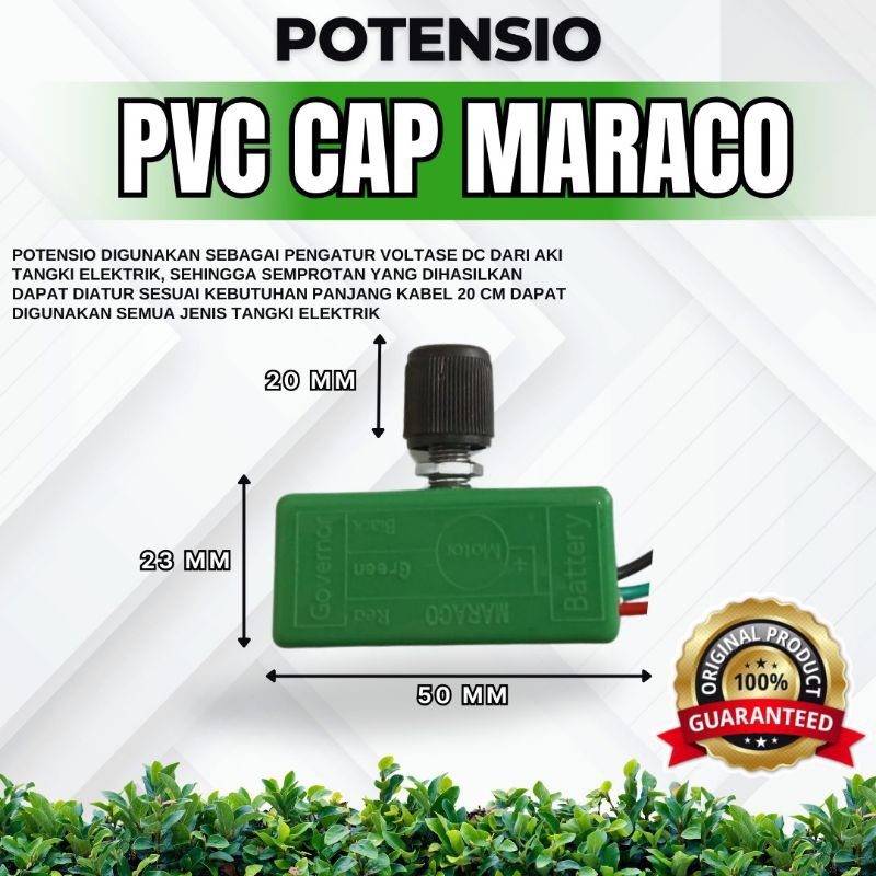 Jual POTENSIO PLASTIK CAP MARACO (BODY LEBIH BESAR) (Bergaransi ...