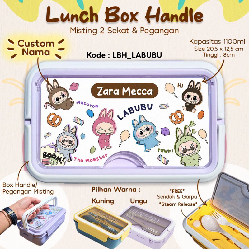 Jual lunch box labubu terhits | Shopee Indonesia