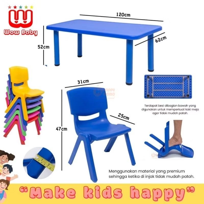 Jual JM MEJA PERSEGI PANJANG JM-CT101 INFORMA - MEJA BELAJAR ANAK ...