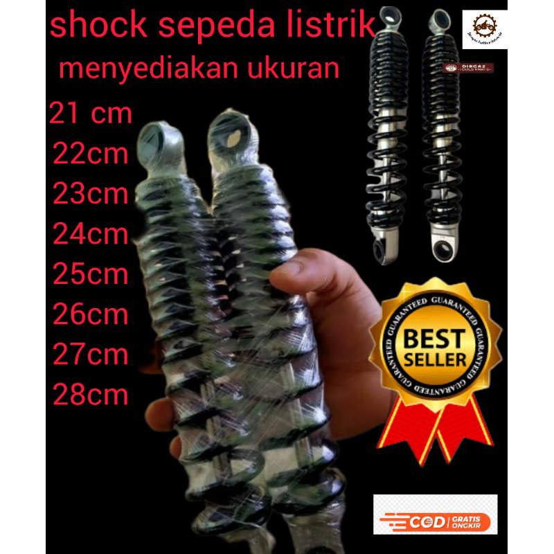 Jual SHOCK breker belakang sepeda/motor listrik modifikasi | Shopee ...